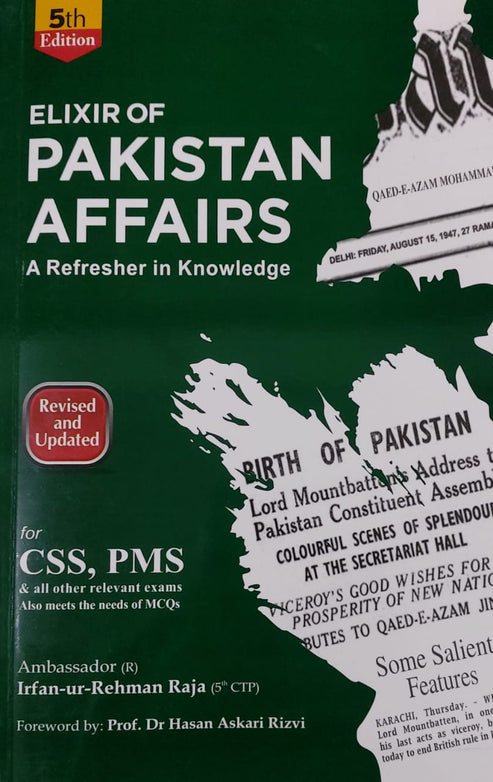 JWT Elixir Of Pakistan Affairs-A Refresher In Knowledge – Ilmi Book House