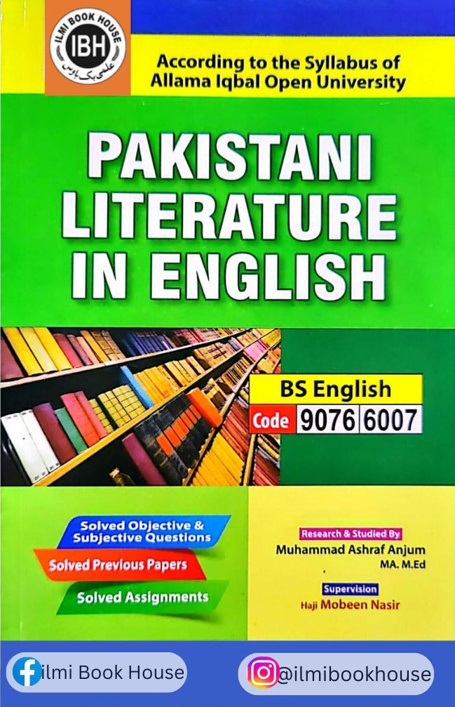 Pakistani Literature In English – Ilmi Book House