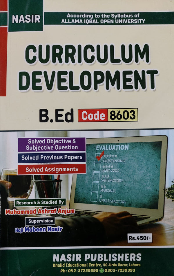 Nasir Curriculum Development-8603 – Ilmi Book House